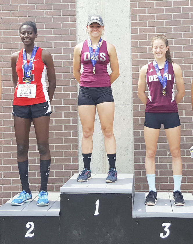 Two-sport dominance: Hanlon thrives in softball, track and field in ...